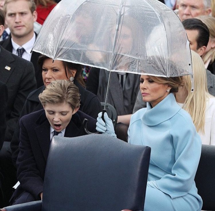 Postura de filho mais novo de Trump volta a ser sensação - MoveNotícias