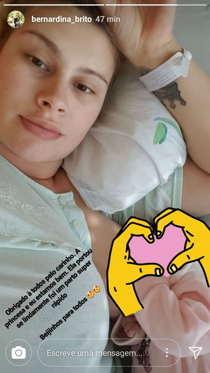 Bernardina mostra primeiras fotos da filha recém-nascida - MoveNotícias